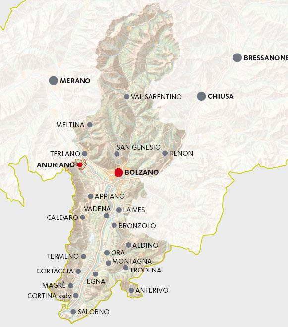 Two cable cars in the capital of South Tyrol